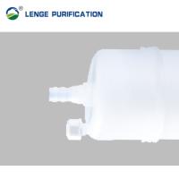 China 2.5 Inch PTFE Pleated Water Filter Cartridge With 3/8'' Pagoda Shaped Connection for sale