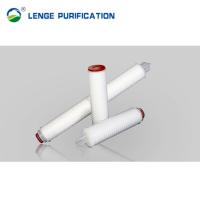 China 0.22μM + 0.45μM Pleated Filter Cartridge 20 Inch With Double PES Membrane for sale