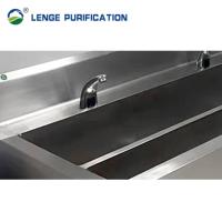 China 1200 X 600 X 800 Stainless Wash Basin Brushed Polish With 4 Taps for sale
