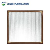 China 610 × 610 × 292mm Resistant 350℃/450℃ Separator HEPA Filter With Glass Fiber for sale
