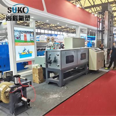 China Industrial PTFE Cable Extruder Machine 4KW-7.5KW for High-Temperature Wire Coating Production Line for sale