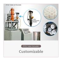 China PFG300 Vertical PTFE/UHMWPE Tube Ram Extruder Machine 150-300mm Diameter 22kW Power for sale