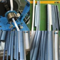 China PTFE Plastic Corrugated Pipe Machine 380V 1.5KW for 10-50mm OD Hose Production with ±1°C Temperature Control for sale