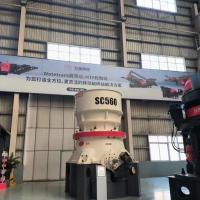 China SC160 Single-Cylinder Hydraulic Cone Crusher - 160 kW Power, 69-215 t/h Capacity, Advanced Automation Control System for sale