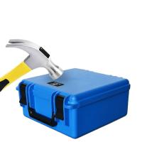 China Custom Pre Cut Foam Impact-Resistant Polypropylene Hard Plastic Case with Reinforced Stainless Steel Hinges for Tool Storage for sale
