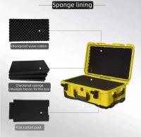 China EM5230 Plastic Flight Case with Shock Absorption Customizable Lining and Pull Rod Ultra-Quiet Wheels for sale