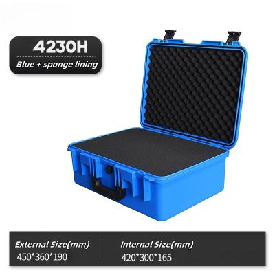 China EM 4230H Crushproof Hard Carrying Case with Ergonomic Handle and Quick-Access Spring Latch for Secure Tool Storage for sale
