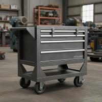 China Heavy Duty Custom Tool Box Trolley with Heavy Load Capacity and Rust Resistant Finish for Harsh Work Environments for sale