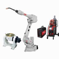 China ABB IRB-2600-20/1.65 Industrial Welding Robot 6 Axis Welding Robotic Arm With Welding Power supply Megmeet CM-350 for sale
