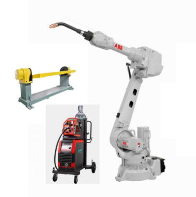 China ABB IRB 4600-60kg/2.05m 6-Axis Industrial Welding Robot with Megmeet Welder and Positioner for sale