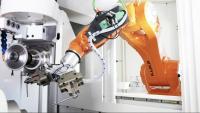 China Schunk Robot Gripper With KUKA KR120 R3100 Industrial Robot For CNC Material Handling for sale