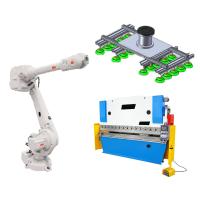 China ABB robot arm IRB4600 CNC robot with electric gripper for pick and place work with bending machine for sale