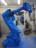 China Fanuc ARC Mate 120iD Welding Robot 25kg Payload 1831mm Reach with Protective Suit Cover for sale