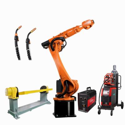 China KUKA KR16 R1610 Welding Robot Arm With CNGBS Positioner And Mig Welding Machine for sale
