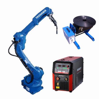 China Yaskawa Arc Welding Robot AR2010 6 Axis 12kg Payload 2010mm Reach With Megment Welder Source for sale