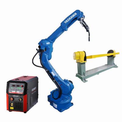 China Yaskawa AR2010 Welding Robot With CNGBS Welding Positioner And Megment Welder For Automative for sale