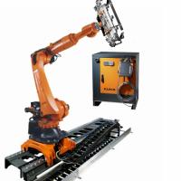 China KUKA KR210 R2700 6 Axis Industrial Robot Arm 275 kg Payload with CNGBS Linear Track for sale