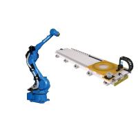 China Yasakwa Industrial Robot Arm GP50 Palletizing Robot With Robot Linear Rail for sale