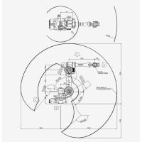 China 6 Axis Industrial Robot Arm Hyundai YS080 with Gripper for Pick and Place 580mm Reach for sale