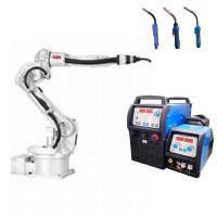 China ABB IRB 2600ID Welding Robot Arm 15kg Payload 1850mm Reach with AOTAI Welder and BINZEL MIG Guns for sale
