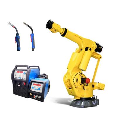 China FANUC M-900iB/700 6 Axis 700kg Industrial Welding Robot Arm with AOTAI Welder and Binzel Gun for sale