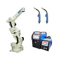 China OTC FD-V6S 6 Axis Welding Robot Arm 6kg Payload 1427mm Reach with AOTAI Welder and TBI Gun for sale
