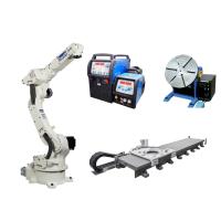 China OTC FD-V8 6 Axis Welding Robot Arm 8kg Payload 140kg Weight ±0.08mm Repeatability for sale