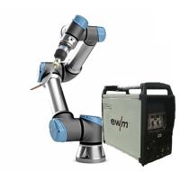 China UR Collaborative Universal Robots UR5 Cobot Robot With TBI Welding Torch And EWM Welder for sale