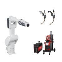 China Flexible Automatic ABB Industrial Robot With Torch And Welding Machine For Welding for sale