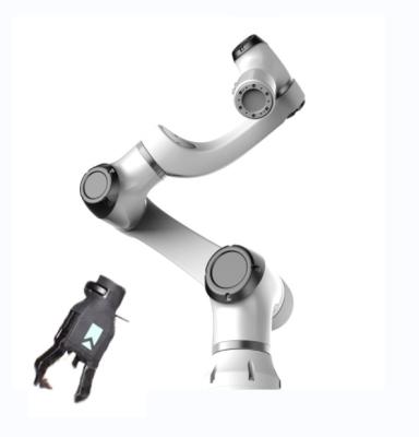 China 6 Axis Collaborative Robot 5kg Payload With Righthand Robot Gripper For Any Orientation Mounting for sale