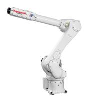 China Kawasaki RS020N Industrial Robot 20kg Payload 1725mm Reach with E01 Controller for Pick and Place for sale