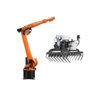 China Kuka KR 16 R1610 6 Axis Industrial Robot Arm 16kg Payload 1610mm Reach with CNGBS Gripper for sale