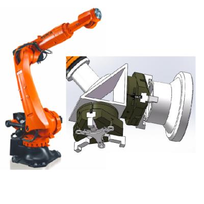 China Kuka KR 120 R2700-2 6 Axis Robotic Arm 120kg Payload 2701mm Reach with Customized Gripper for sale