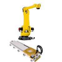 China FANUC M-410iB/140H 5 Axis Palletizing Robot 140kg Load 2850mm Reach with GBS Rail for sale