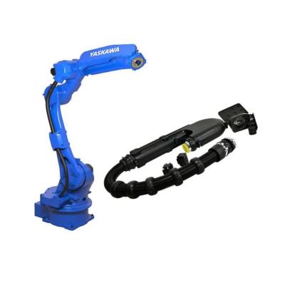 China Yaskawa GP25 6 Axis Robotic Arm 25kg Payload 1730mm Reach with CNGBS Dress Pack for Handling Automation for sale