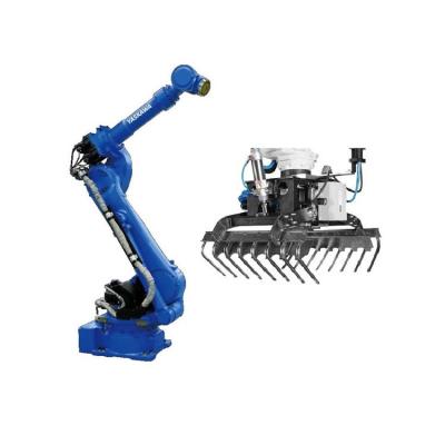 China Yaskawa GP180 6 Axis Robot Arm 110kg Payload 2236mm Reach with CNGBS Customized Gripper for Pallet Handling for sale
