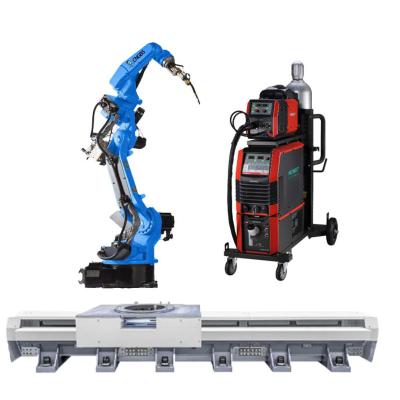 China GBS6-C2080 6 Axis Arc Welding Robot 2080mm Reach 7kg Payload with Megmeet CM350 Welding Machine for sale