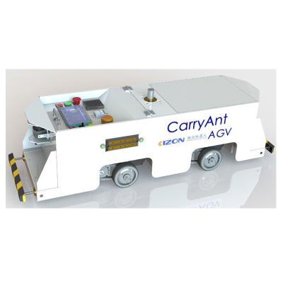 China Cizon AGV QRS2000 Double Way Low Height Towing AGV 2000kg Load 24VDC for sale