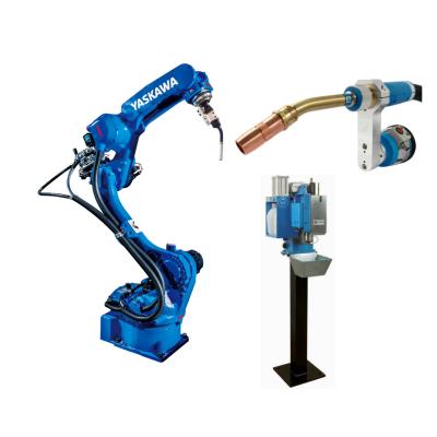 China Yaskawa AR1440 6 Axis Welding Robot Arm 12kg Payload YRC1000 Controller with TBI Welding Gun for sale