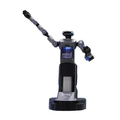 China 5G Autonomous Humanoid Reception Robot AI Adaptive Navigation 150cm Height 50kg Weight for sale