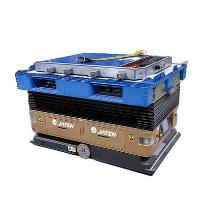 China Hybrid Navigation AGV 1000kg Load Capacity Material Handling Robot for Warehouse Automation for sale