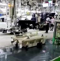 China Jaten Robot MC500-31 Magnetic Navigation AGV Towing Robot 500 kg for Automotive Electronics for sale