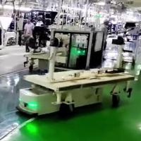 China Jaten Robot MC500-31 Magnetic Navigation AGV Towing Robot 500 kg for Automotive Electronics for sale