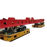 China Lonyu Dual-Vehicle Linked AGV Robot with SLAM Navigation - 60T Load Capacity, ±20mm Precision for Heavy Industrial Handling for sale