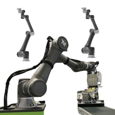 China Techman TM12S TM14S Collaborative Robot Arm 12kg 14kg Payload AI Vision Medical Handling Cobot for sale