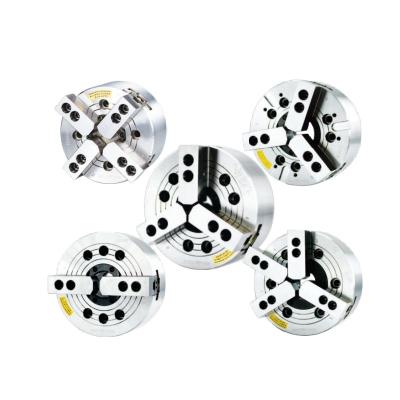 China AutoStrong Alloy Steel Power Chuck 2-Jaw 3-Jaw 4-Jaw Through Hole Design for CNC Lathe Hydraulic Pneumatic Systems for sale
