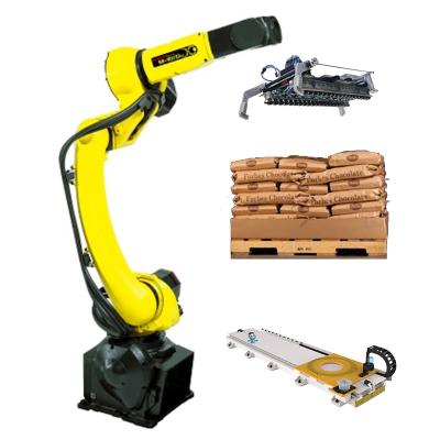 China FANUC M-10iD/12 Industrial Handling Robotic Arm 12 kg Payload with Guide Rail and Gripper for sale