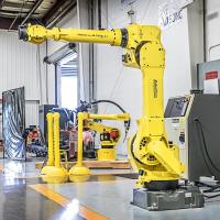 China FANUC M-710iC/70 6 Axis Industrial Robot Arm 70kg Payload with Gripper and Track for sale
