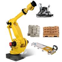 China High Payload Food Factory Handling Programming Robotic Arm No Teaching Required Robot Workstation With Gripper Guide Rail for sale