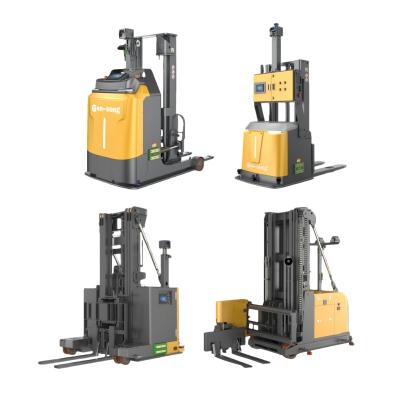 China FMR Three-Way VNA Forklift 1.0-1.6 Ton 15m Lift 1550mm Aisle AGV for sale